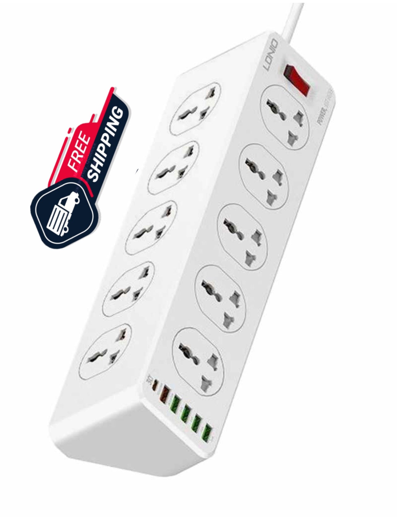 LDNIO 10 power socket , 6 charger port – Shop No.99